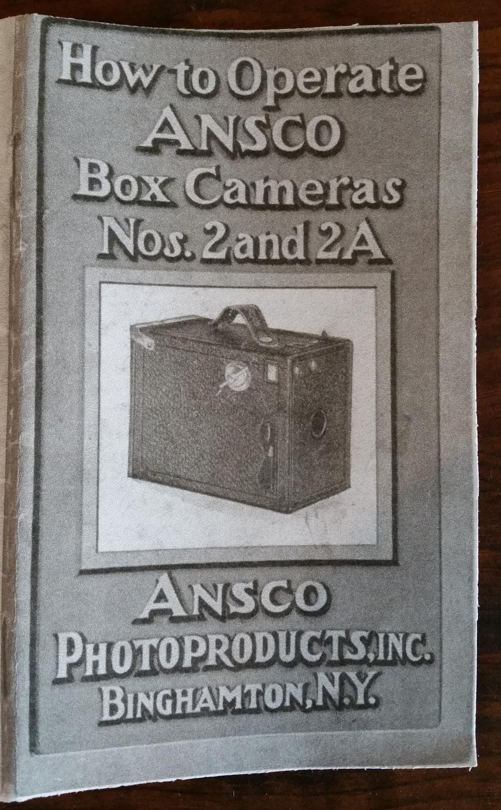 Antique Ansco No 2 Box Camera | Crescent Moon Antiques and Salvage